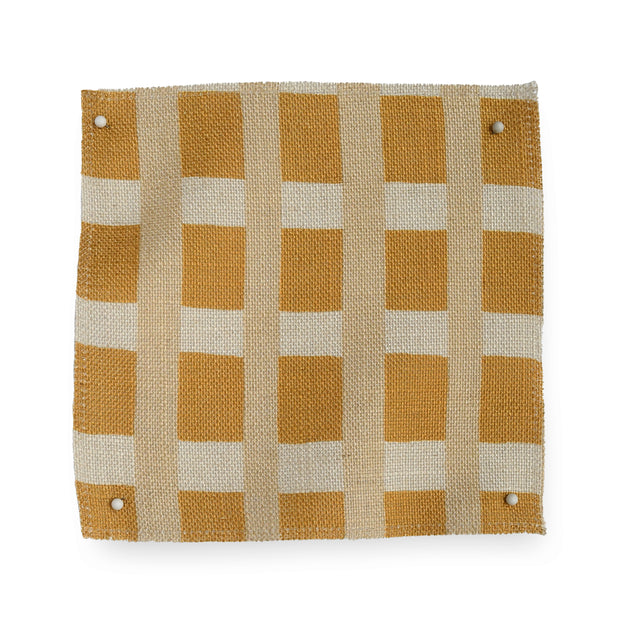 Wheat Fabric - Arty Check | Oatmeal Linen Blend | Supply Showroom ...