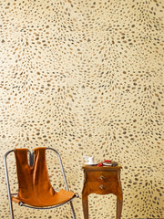 Sand Cheetah Trompe L’oeil Wallpaper – Grasscloth Wallcovering – SUPPLY ...