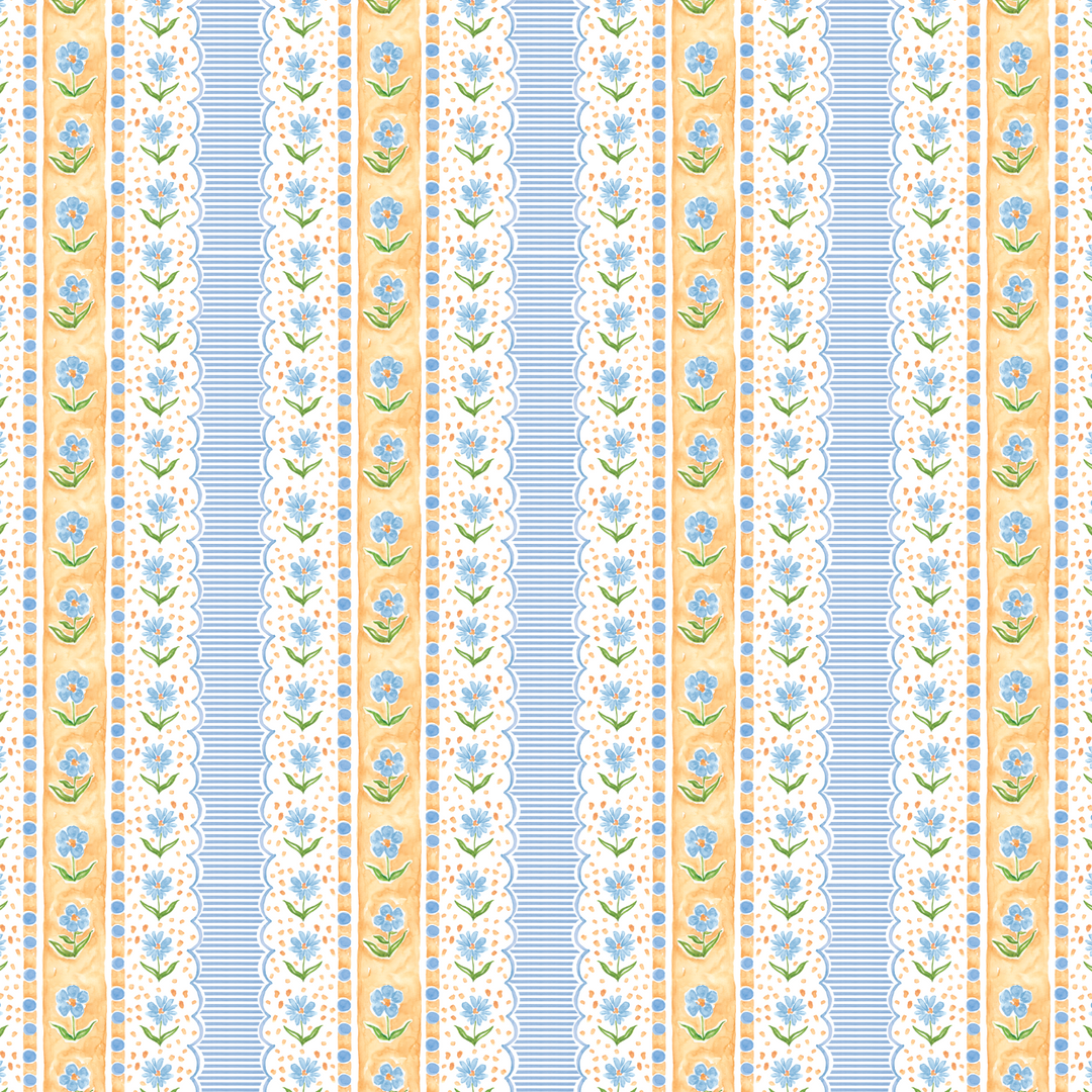 Blue Wallpaper – English Cottage Collection | Designer Style – SUPPLY ...