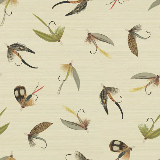 Riffle Grasscloth Come Fly with Me Wallpaper | 33 Inch Width | Yard ...