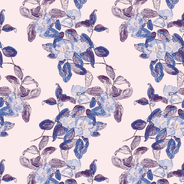 Georgia Violet Wallpaper – 10m Roll | Straight Match – SUPPLY Showroom