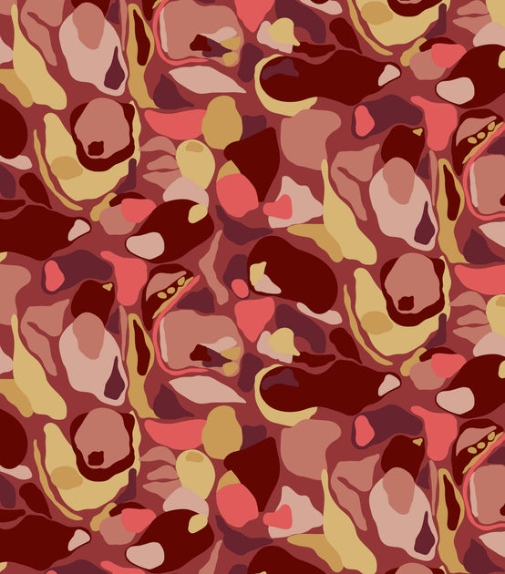 Ripple Sangria Wallpaper | Elegant Ultra Clay Coated Wall Design ...