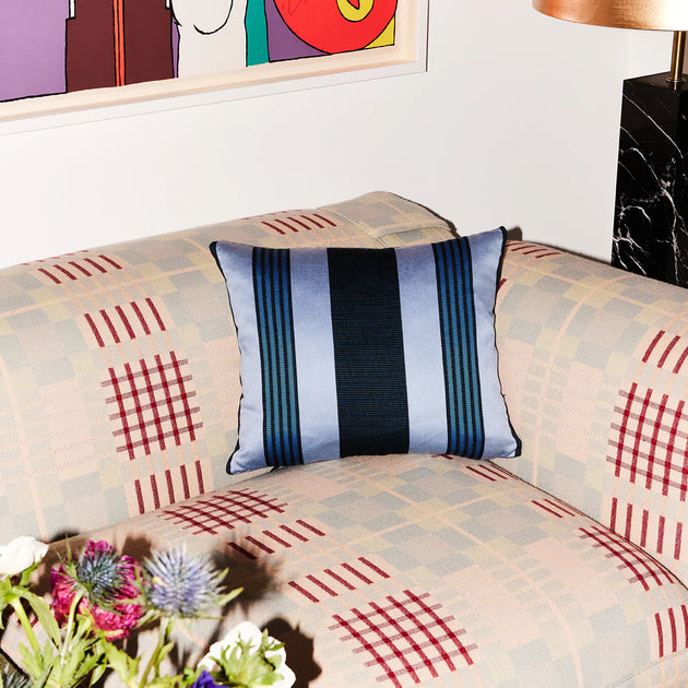 Sea Tartan Wool Fabric – 100% Wool, 52.5" Width, 14" Vertical Repeat ...