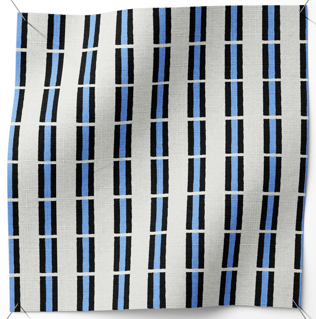 Blue - Dalton Belgian Linen Fabric | 100% Linen | Sold by the Yard ...