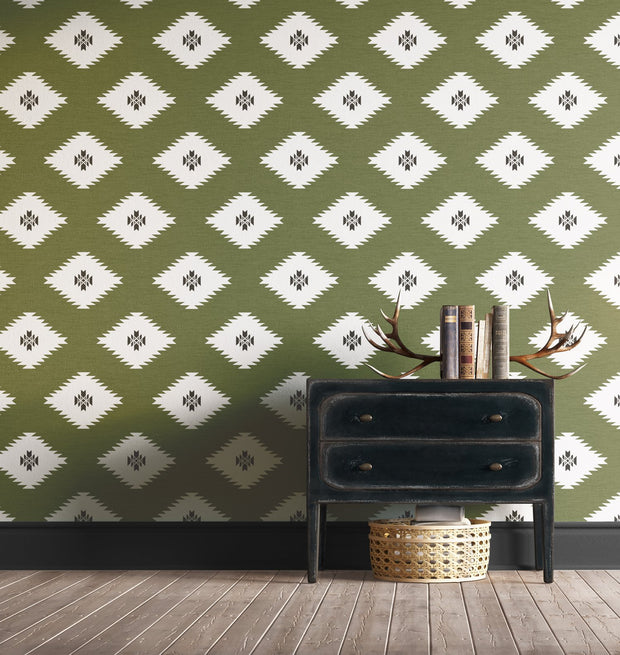 Subalpine Sawtooth Wallpaper on Clay Coated Paper – SUPPLY Showroom