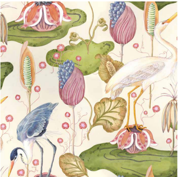 Multi Fancy Flock Wallpaper – Half Drop Pattern on Designer Paper ...