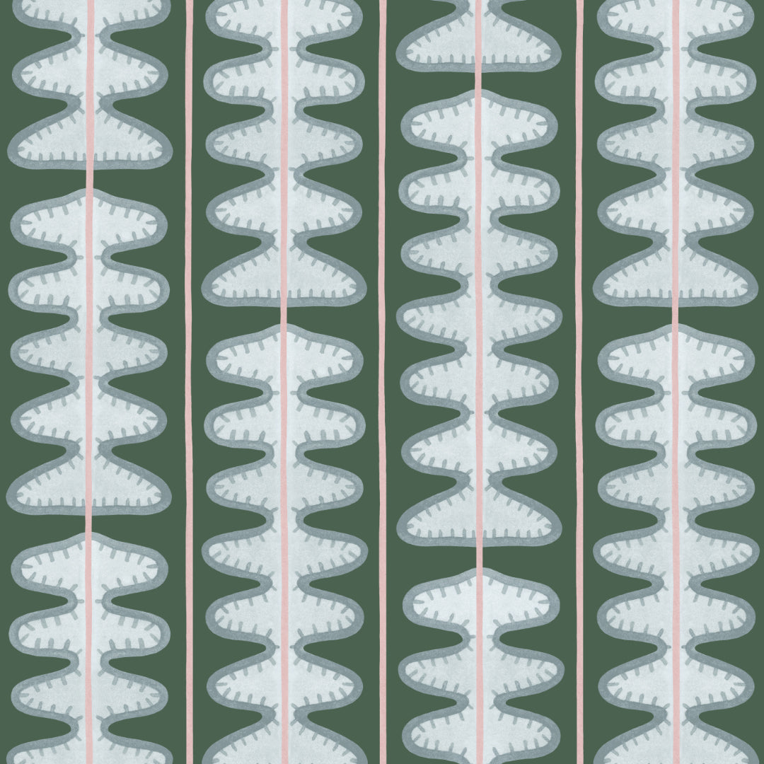 Eucalypt Reef Wallpaper – Modern Straight Match Wall Design – SUPPLY ...
