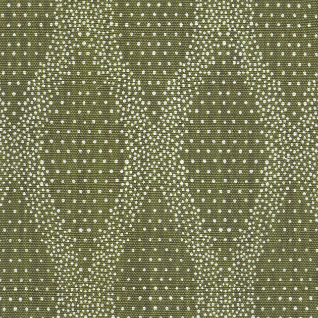 Ogee Dot Olive - Cotton/Linen Blend Fabric - Premium Quality | Supply ...
