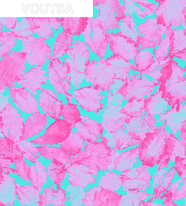 Acid Rose Turning Leaves Wallpaper on Non Woven Vellum – Designer ...