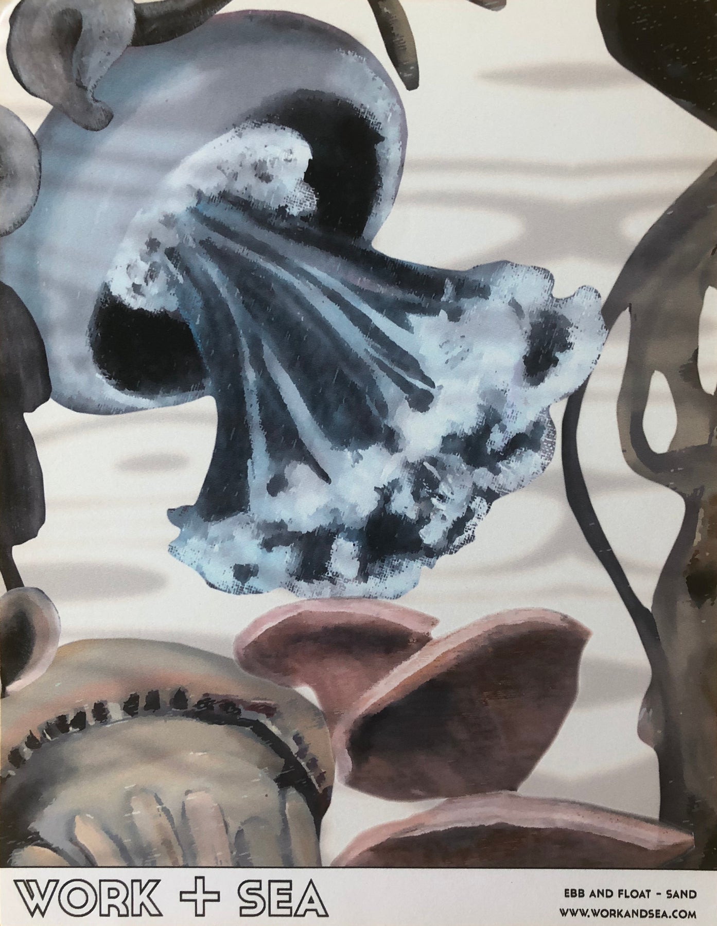 Sand Ebb and Float Wallpaper Panel – Clay Coated – SUPPLY Showroom