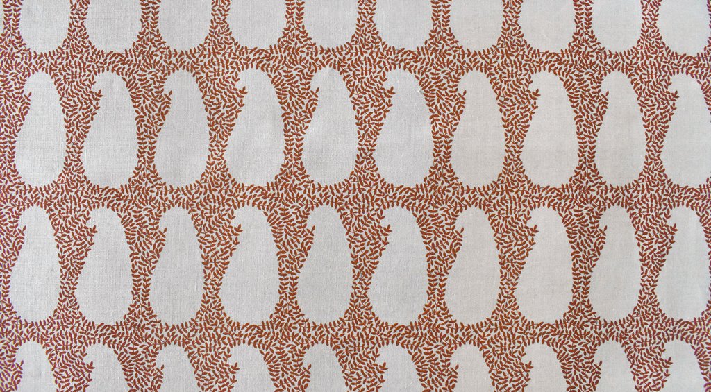 Ember on Natural - Jangal Fabric - Premium Natural Linen | Supply ...