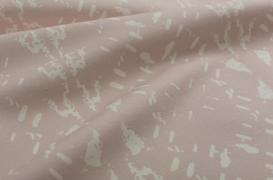 Bleached Rose Native Embers Fabric - 56" Width, 14.8” x 9” Repeat ...